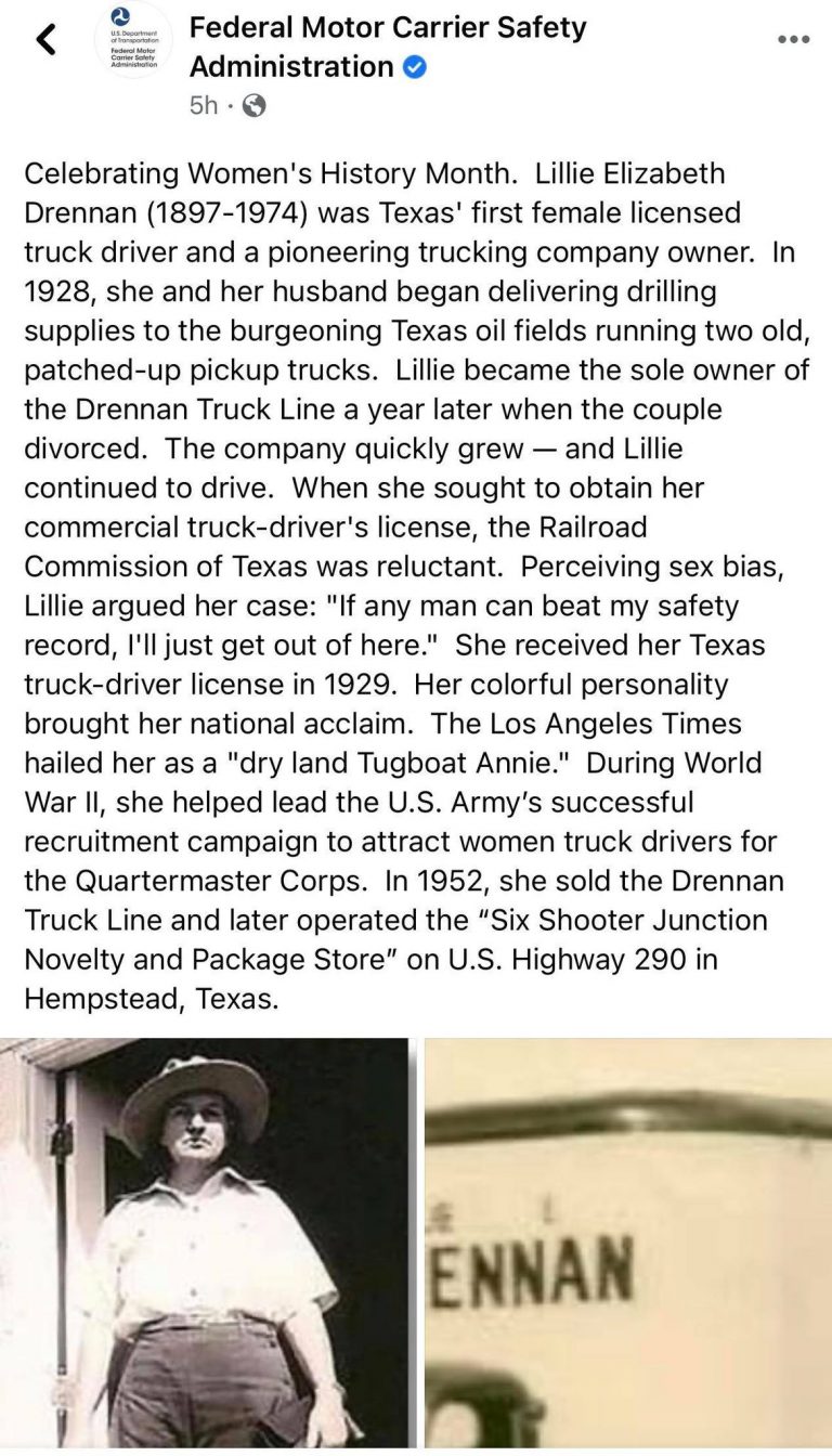 Celebrating Women’s History Month by remembering first female licensed ...
